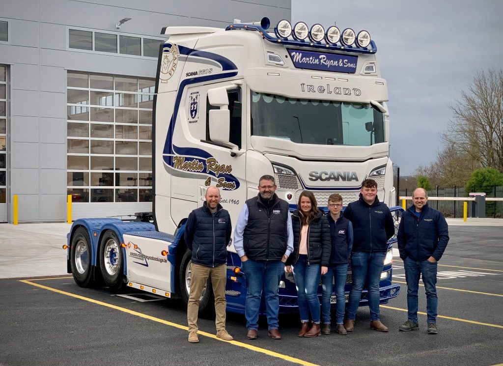 Martin Ryan & Sons takes delivery on new Scania truck - HGV Ireland